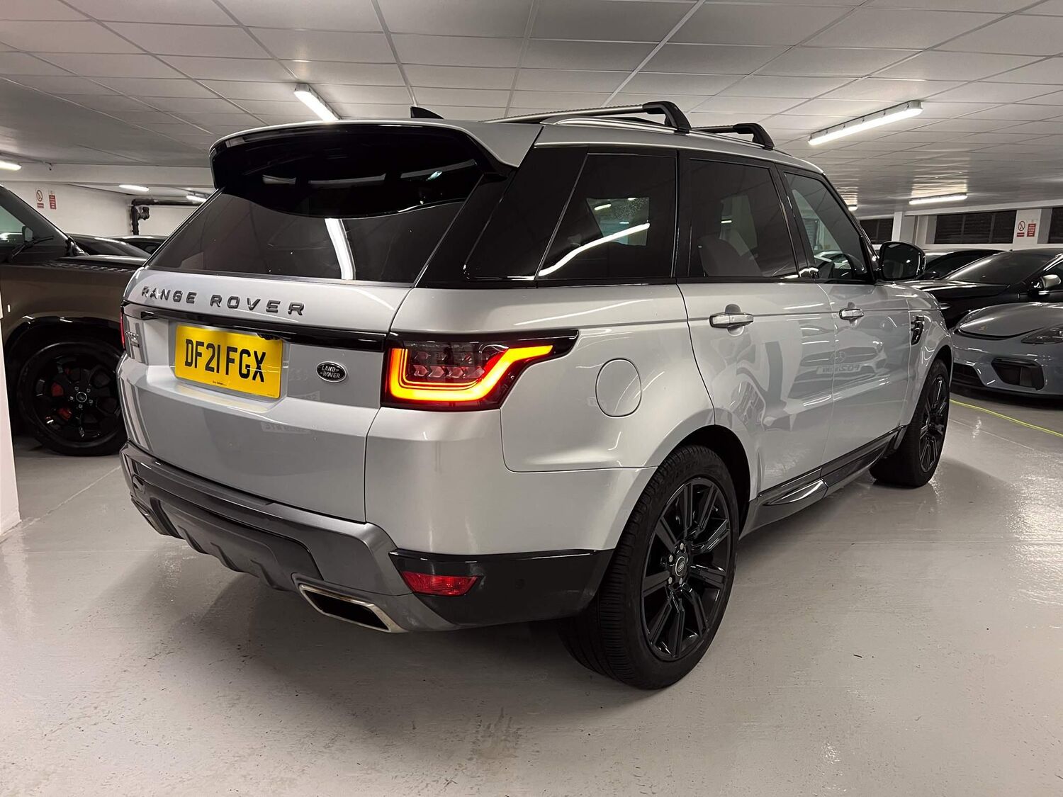 Used LAND ROVER RANGE ROVER SPORT 2021 Silver in Cheadle Royal Business ...