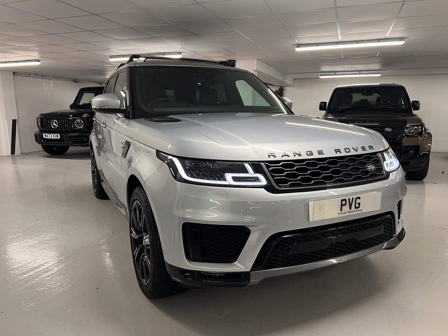 Used LAND ROVER RANGE ROVER SPORT 2021 Silver in Cheadle Royal Business ...