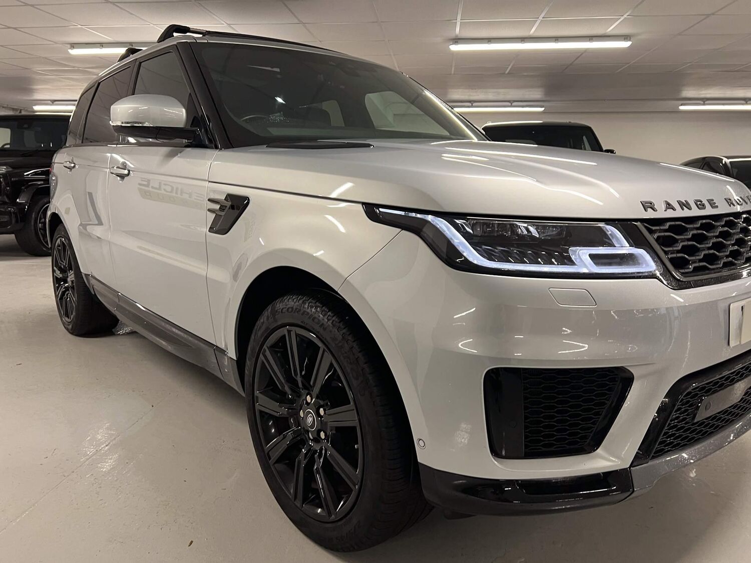 Used LAND ROVER RANGE ROVER SPORT 2021 Silver in Cheadle Royal Business ...