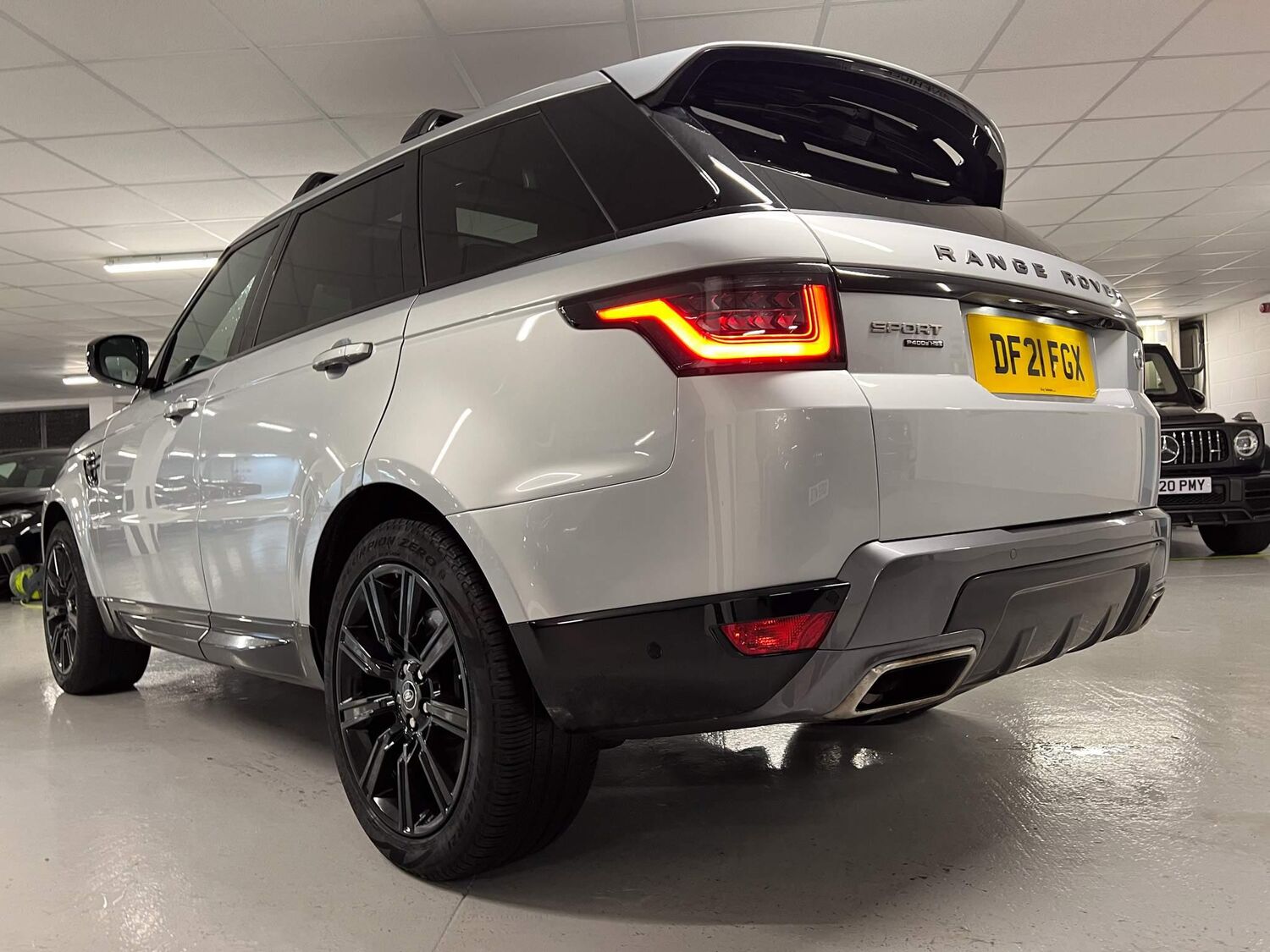 Used LAND ROVER RANGE ROVER SPORT 2021 Silver in Cheadle Royal Business ...