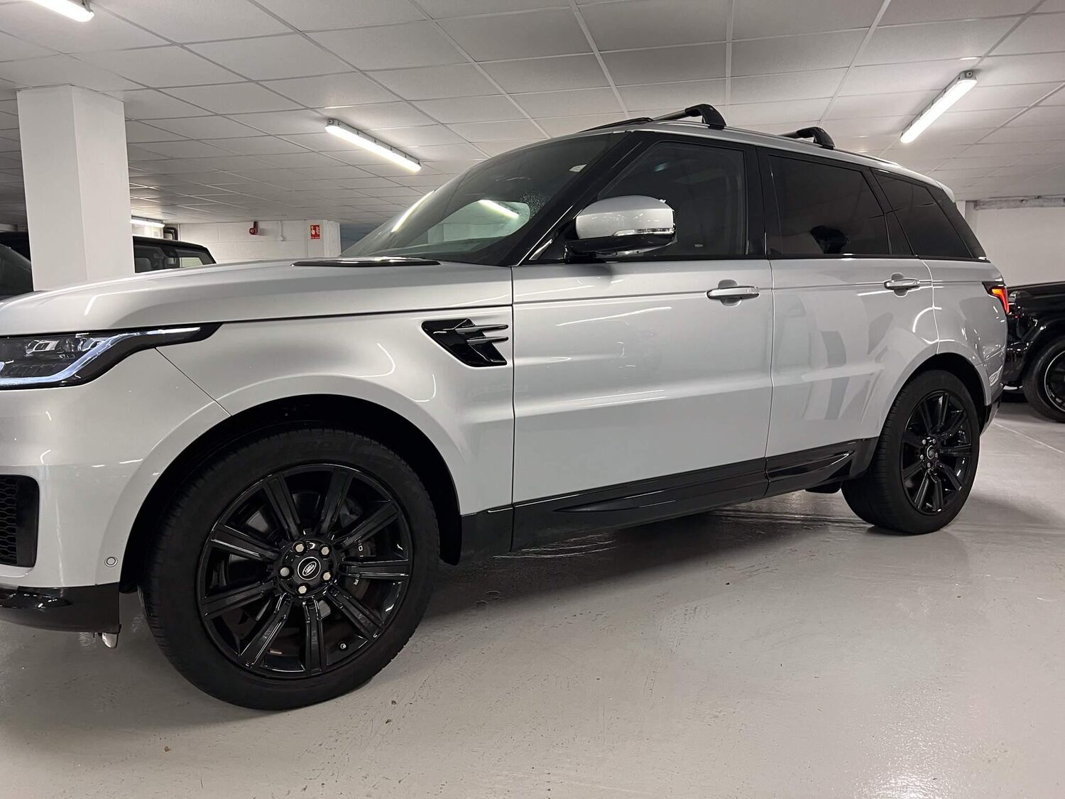 Used LAND ROVER RANGE ROVER SPORT 2021 Silver in Cheadle Royal Business ...